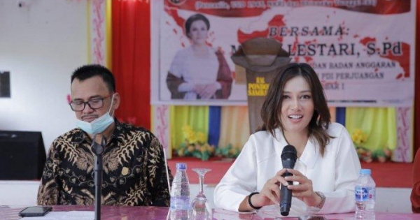 Sosialisasi 4 Pilar Kebangsaan, Maria Tekankan Kesejahteraan
