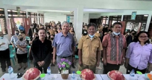 Esra Lamban Sosialisasi Nilai-Nilai Kebangsaan di SMA Pelita