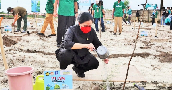 Puan Maharani Apresiasi Gerakan Hijau Biru Babelku