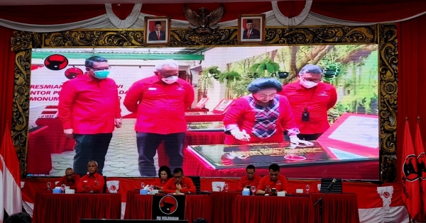 PDI Perjuangan Resmikan Kantor Partai Baru Yang ke-100