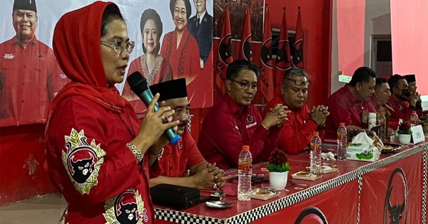 Sri Untari Sosialisasikan Hasil Rakernas PDI Perjuangan