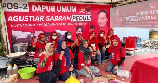 Agustiar Sabran Buka Dapur Umum Untuk Korban Banjir