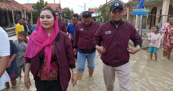 Mitha Salurkan Bantuan ke Korban Banjir di Kabupaten Brebes