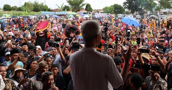 Ribuan Warga dan Seniman Jawa Sambut Meriah Ganjar di Sumatera Utara
