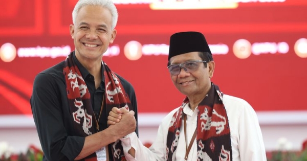 Santri Dukung Ganjar Gelar Aksi Sosial di Kampung Ciberum Empe