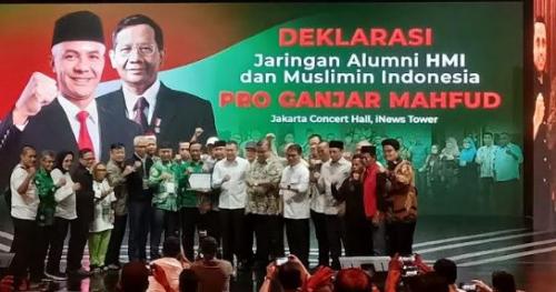 Jaringan Alumni HMI Deklarasi Dukung Ganjar - Mahfud