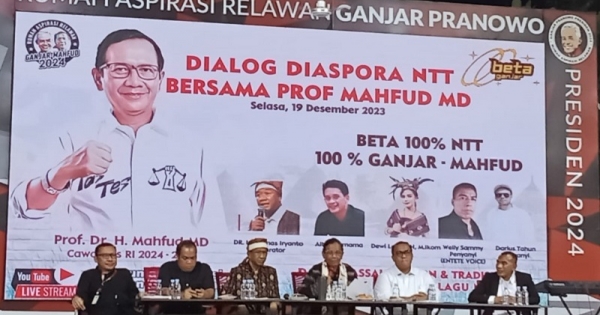 Beta Ganjar dan Warga NTT Diaspora Gelar Dialog Bersama Cawapres Mahfud MD Beta Ganjar dan Warga NTT Diaspora Gelar Dialog Bersama Cawapres Mahfud MD