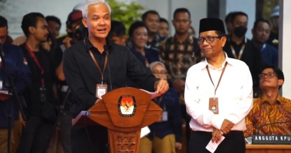 Heru Patriawan Ajak Warga Taman Kota Madiun Pilih Ganjar-Mahfud