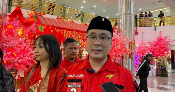 Franky Chandra Turun ke Pasar Atom Surabaya Kawal Program Ganjar-Mahfud