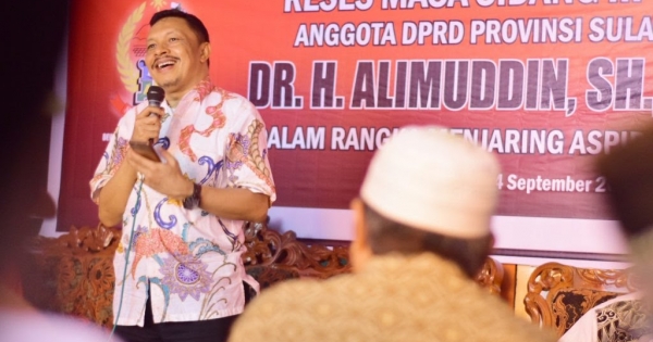 Alimuddin Kembali ke DPRD Provinsi Sulawesi Selatan