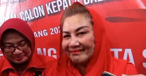 Mba Ita Ambil Formulir Pendaftaran Bakal Calon Wali Kota di PDI Perjuangan