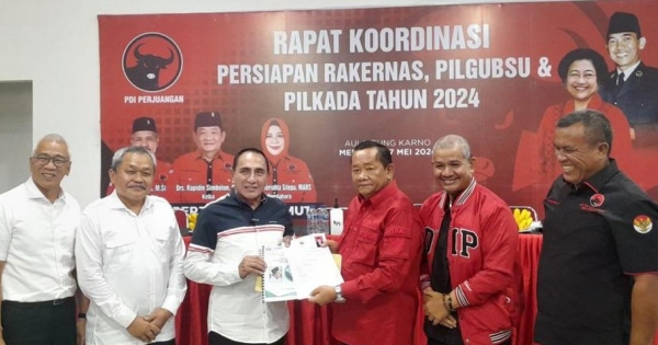 Mendaftar Ke PDI Perjuangan, PW ISARAH: Edy Rahmayadi Figur Yang Tepat Didukung Dalam Pilgubsu 2024