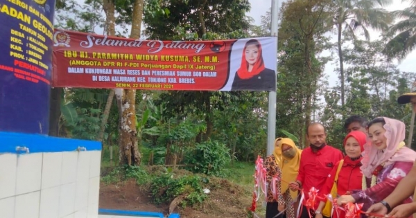 Aspirasi Sumur Bor dari Paramitha Widya Kusuma Bantu Warga Brebes Hadapi Kemarau