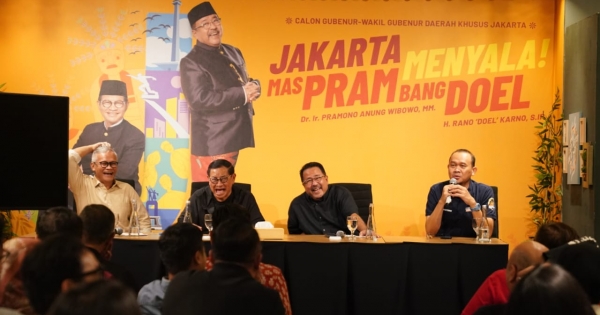 Tagline 'Jakarta Menyala' Pramono Anung Gandeng Gen Z di Pilgub 2024