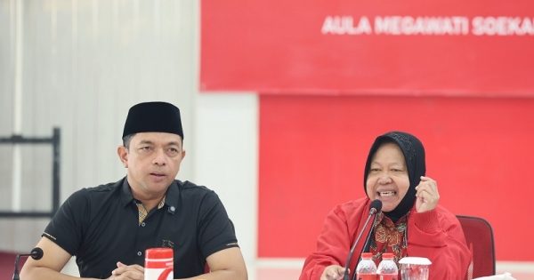 PDI Perjuangan Ungkap Elektabilitas Risma-Gus Hans Terus Meningkat