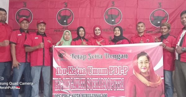 Banteng Subulussalam Setia Dukung Megawati Soekarnoputri Kembali Jadi Ketua Umum