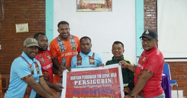 Arif Riyanto Uopdana Suntik Motivasi ke Tim Persigubin Jelang Liga IV Zona Papua Pegunungan