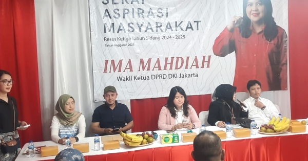 Ima Mahdiah Serap Aspirasi Masyarakat di Kelurahan Kemanggisan