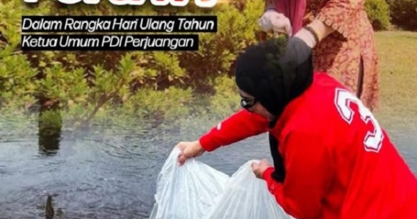 Dewi Juliani Lepas Benih Ikan Sebagai Wujud Nyata Merawat Pertiwi