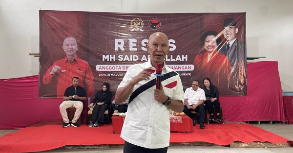 Said Abdullah Realisasikan Sumur Bor di Desa Giring