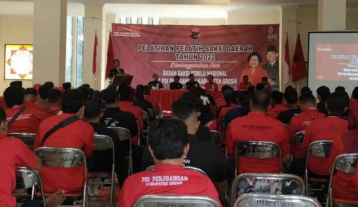 Hadapi Pemilu 2024, Banteng Gresik Gelar Pelatihan Saksi