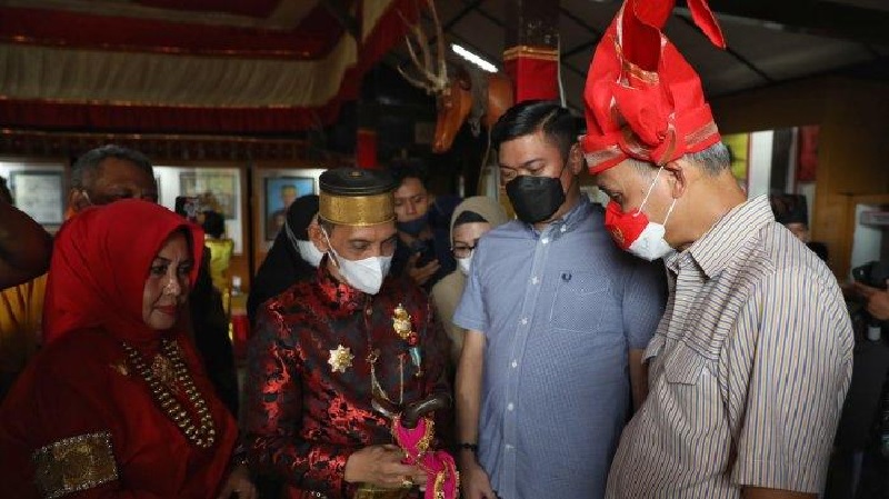 Raja Gowa Puji Ganjar Pranowo Tokoh yang Sangat Peduli Budaya