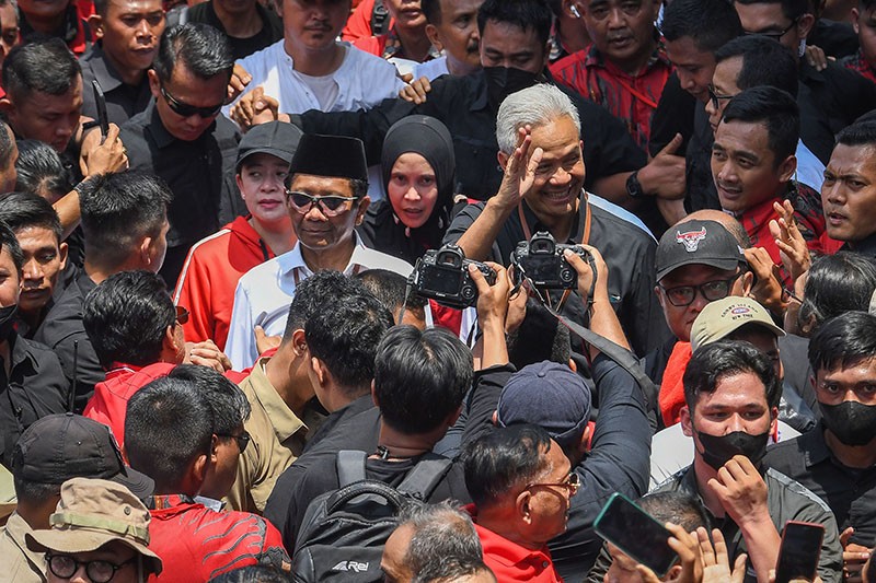Relawan Damai Sejahtera Deklarasi Dukung Ganjar-Mahfud di Pilpres 2024