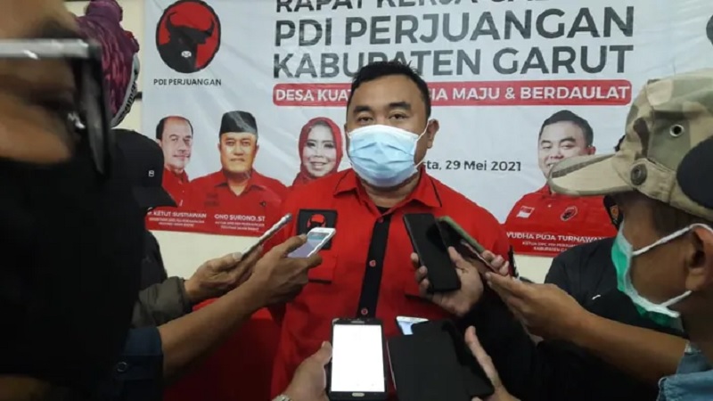 Bahas Kemenangan Ganjar Mahfud Dpc Pdi Perjuangan Kab Garut Rapat