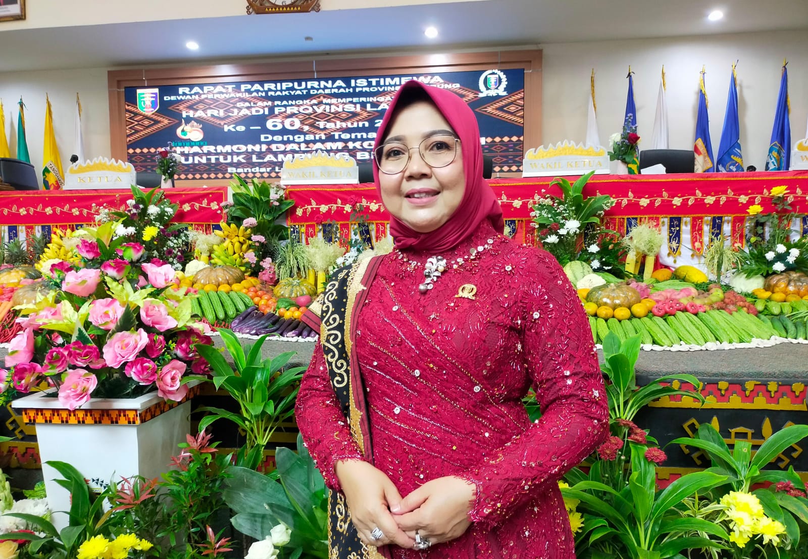 Kostiana Ucapkan Dirgahayu Provinsi Lampung